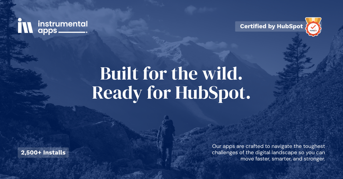 Apps for HubSpot | Instrumental Apps
